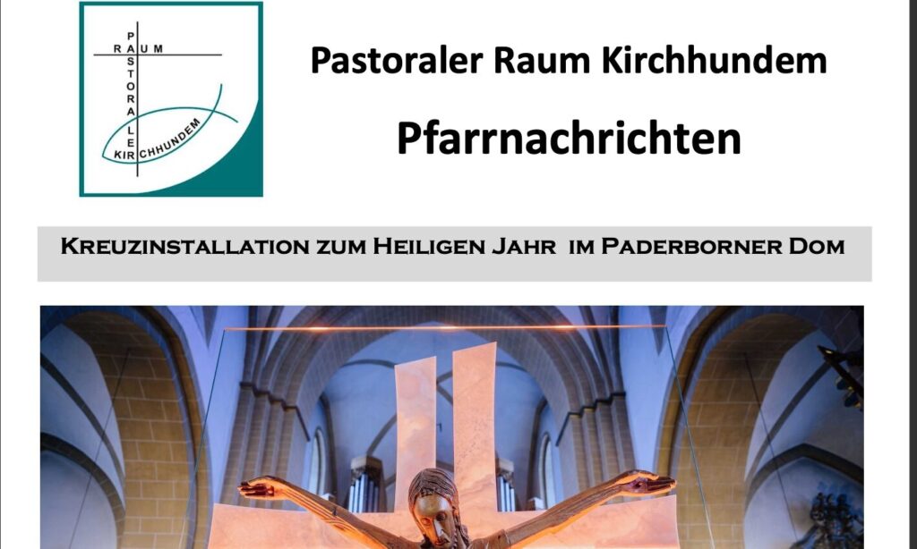 Pfarrbrief und "Perspektiven" - Pastoraler Raum Kirchhundem